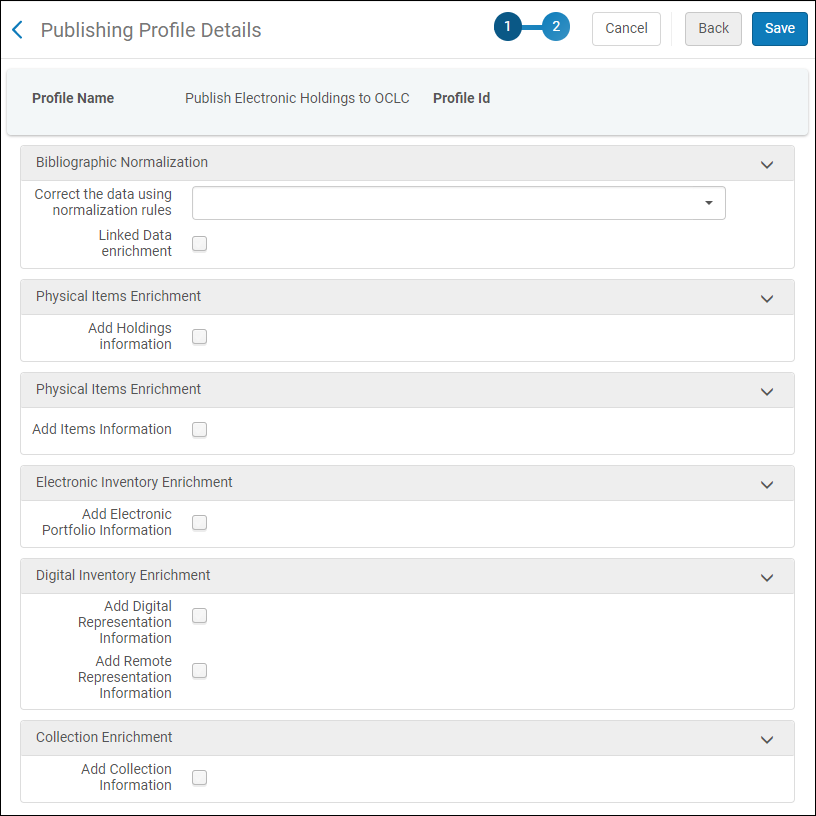 Publishing to OCLC - Ex Libris Knowledge Center